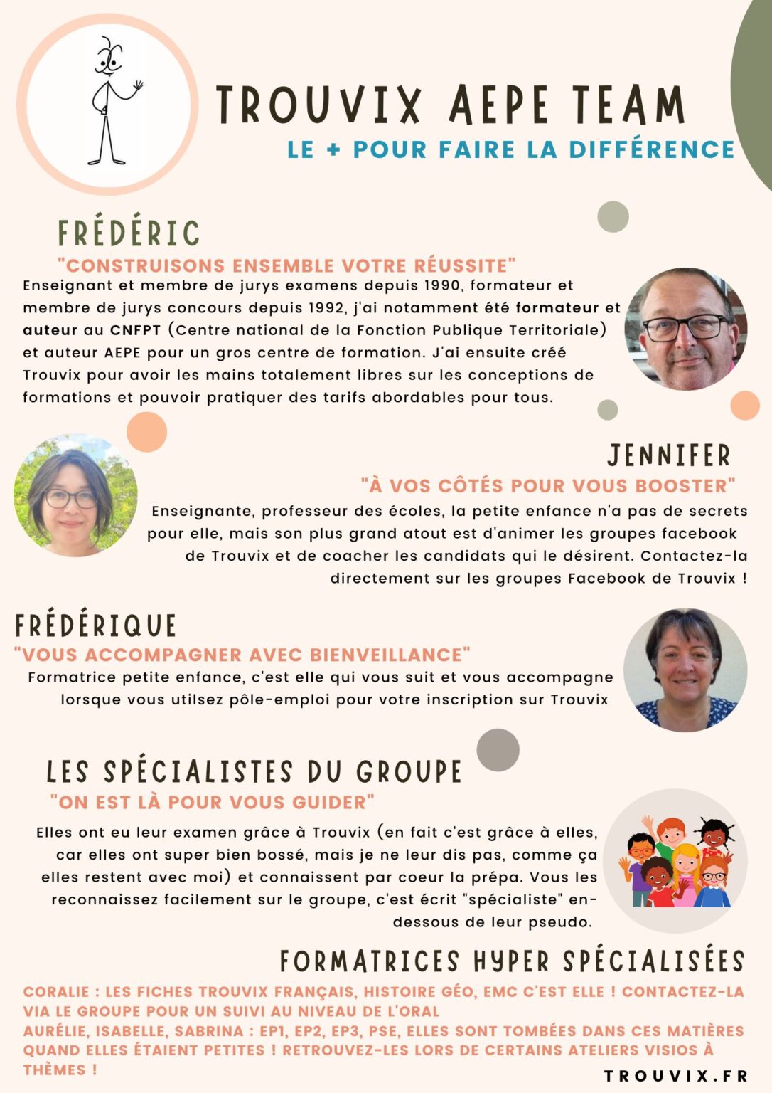 CAP AEPE, Atsem, Concours et Examens - AEPE - Atsem - Trouvix